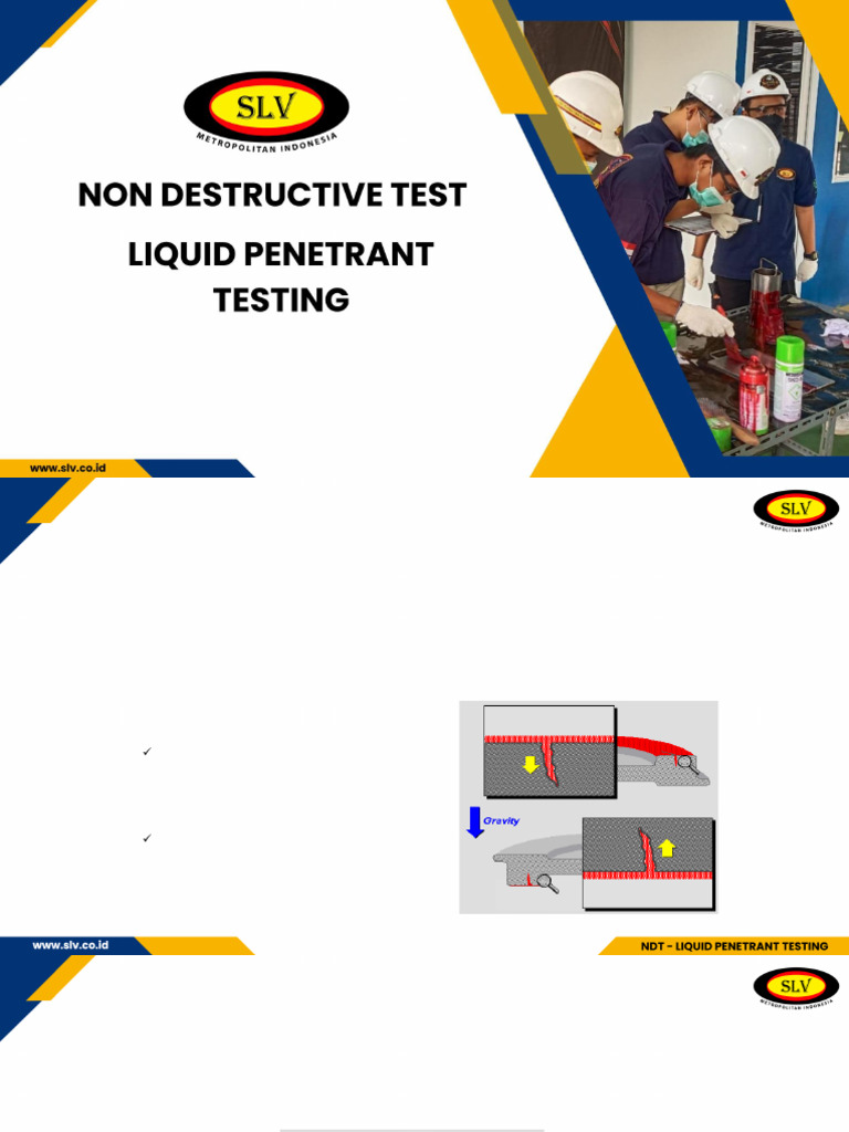 Metode Uji Liquid Penetrant NDT | PDF