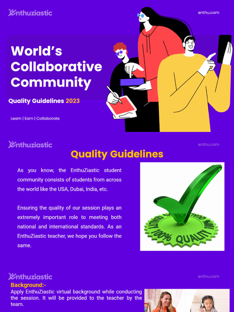 Quality Guidelines | PDF