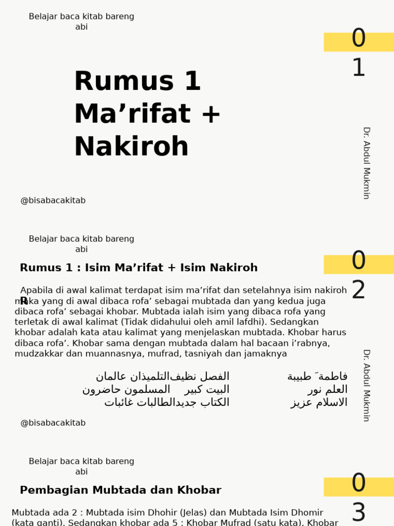 Rumus 1 Ma'Rifat-Nakiroh (MaNa) [Simpan Otomatis] | PDF