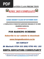 2025 Revised Kjsea Timetable | PDF