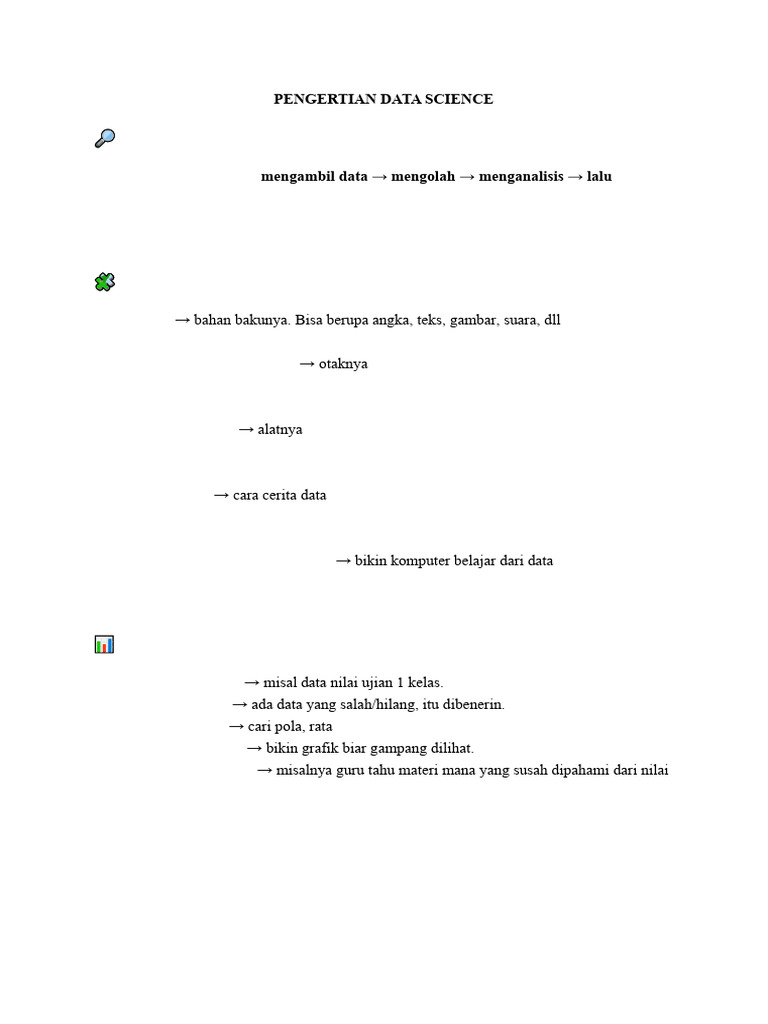 Pengertian dan Proses Data Science | PDF