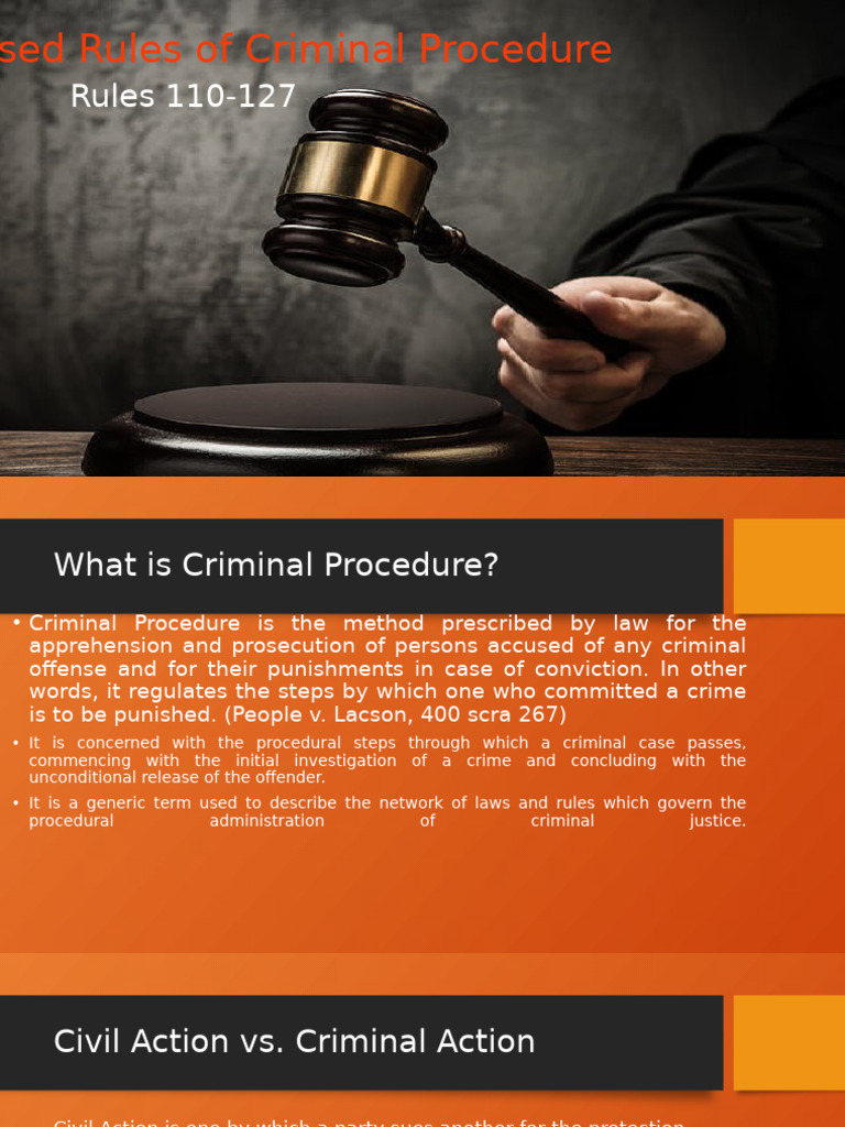 Revised Criminal Procedure Rules 110-127 | PDF | Arrest Warrant | Crimes