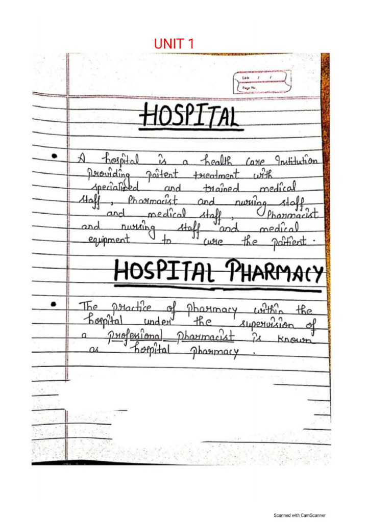 Handwritten PRP U 1 NOTES | PDF