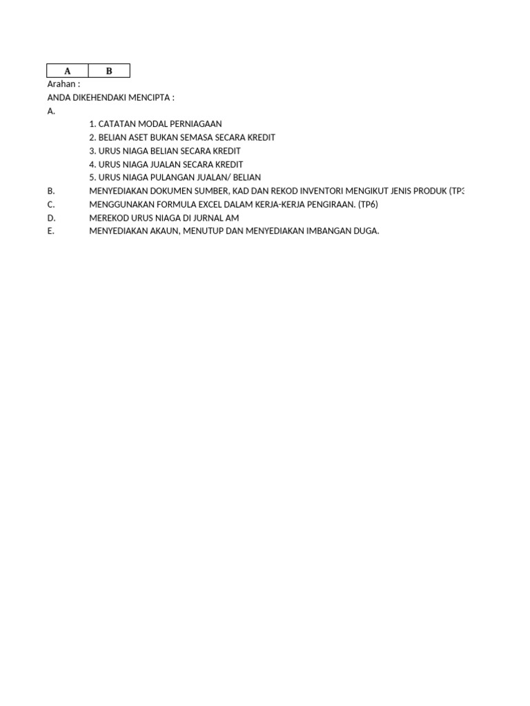 Tugasan Perakaunan Modul6 Contoh Lengkap | PDF