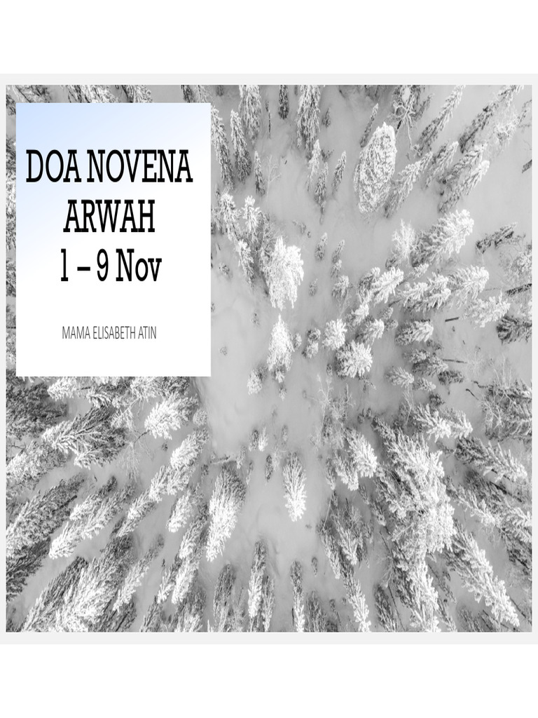 Doa Novena Arwah 1-9 Hari | PDF