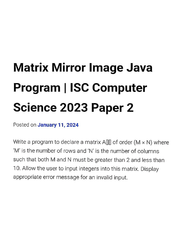 Practice Computer Practical Program 2026 | PDF