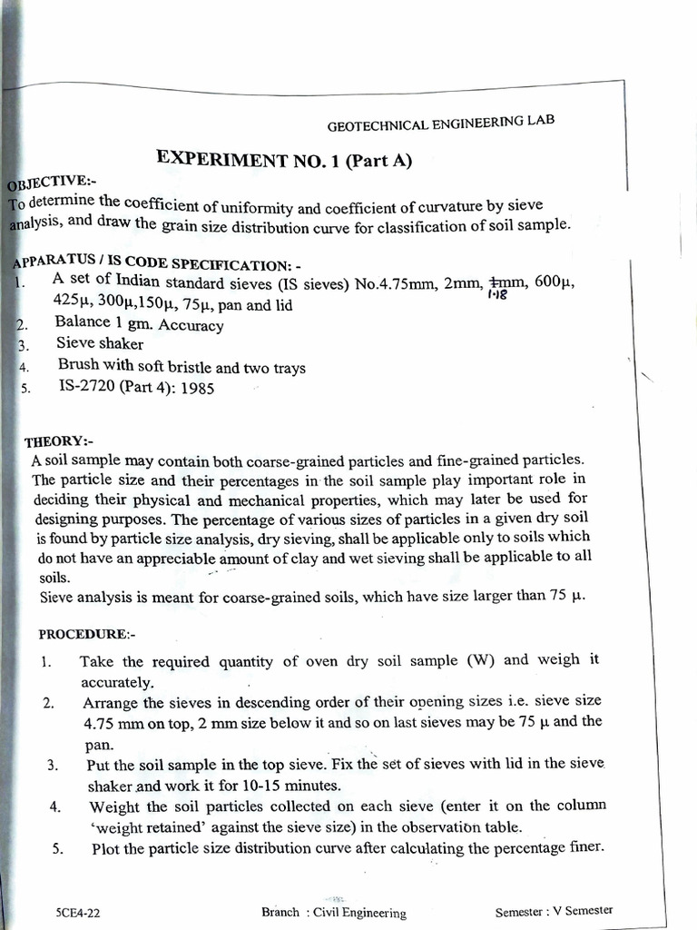 GE Lab Exp 1,2,3 | PDF