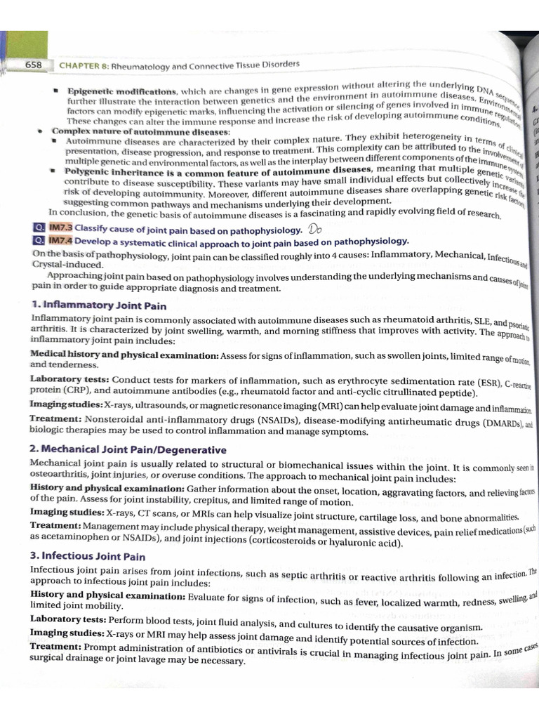 Joint Pain | PDF