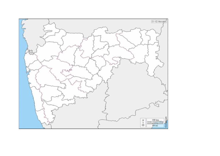 Maharashtra Map | PDF