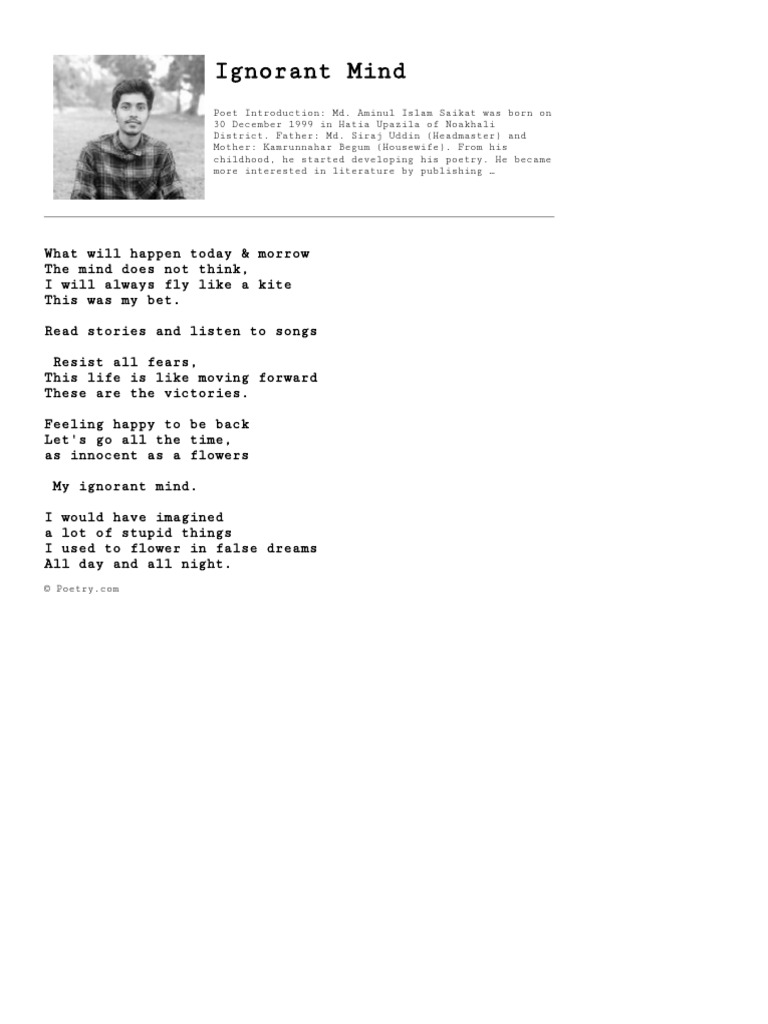 Print A Poem | PDF