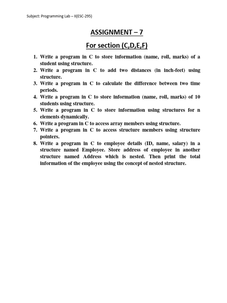 Assignment 7 | PDF