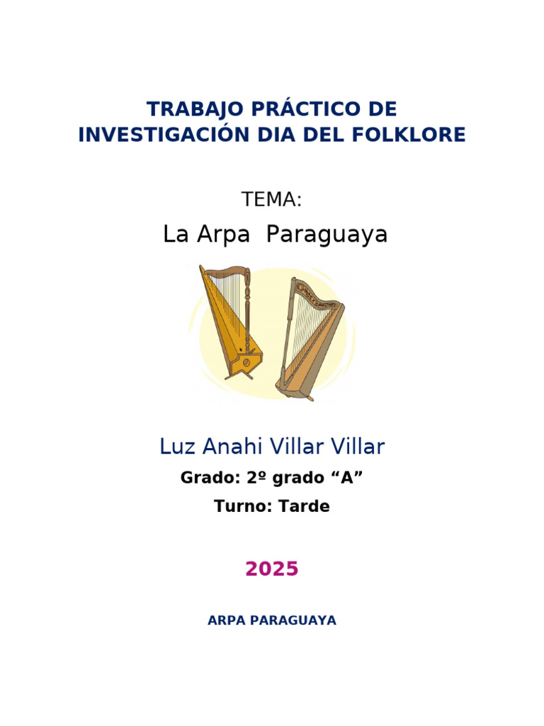 Arpa Paraguaya | PDF