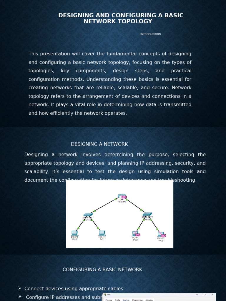 Basic Network Topology Design Guide | PDF | Network Topology | Computer ...