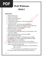Whitman's Vision of Emotional Democracy | PDF | Love | Walt Whitman