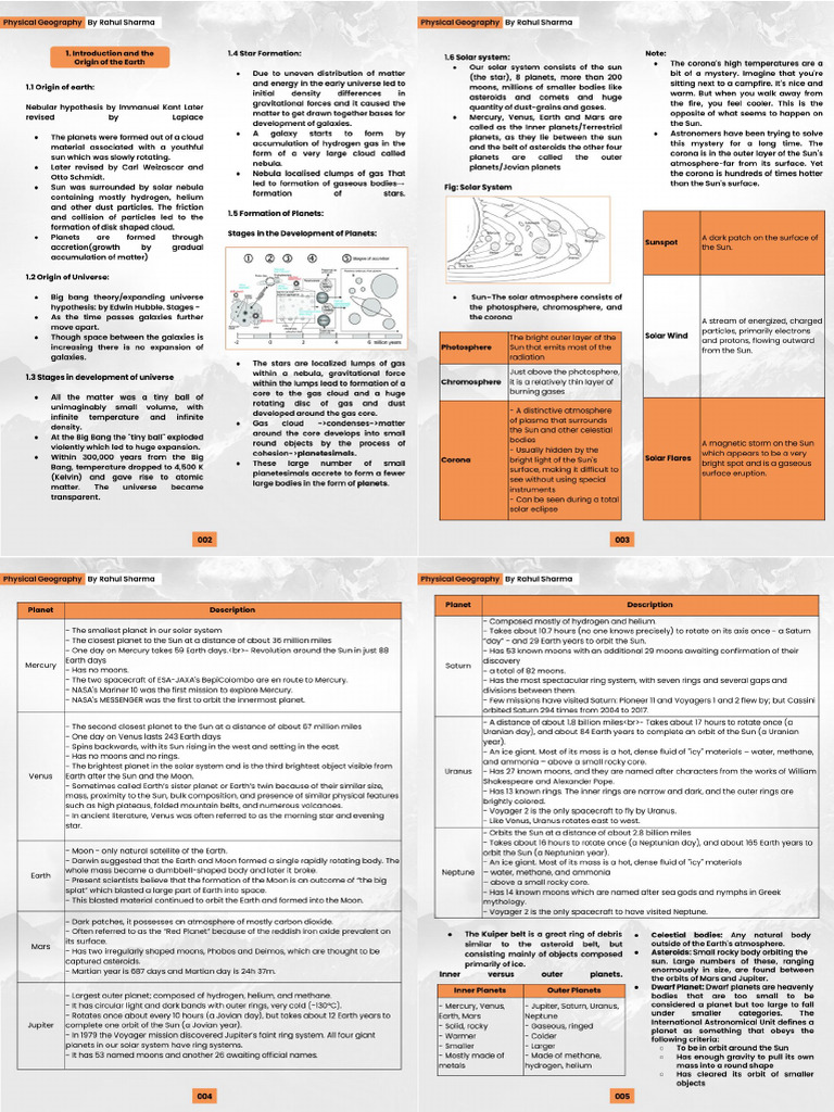 Physical Geography Print | PDF