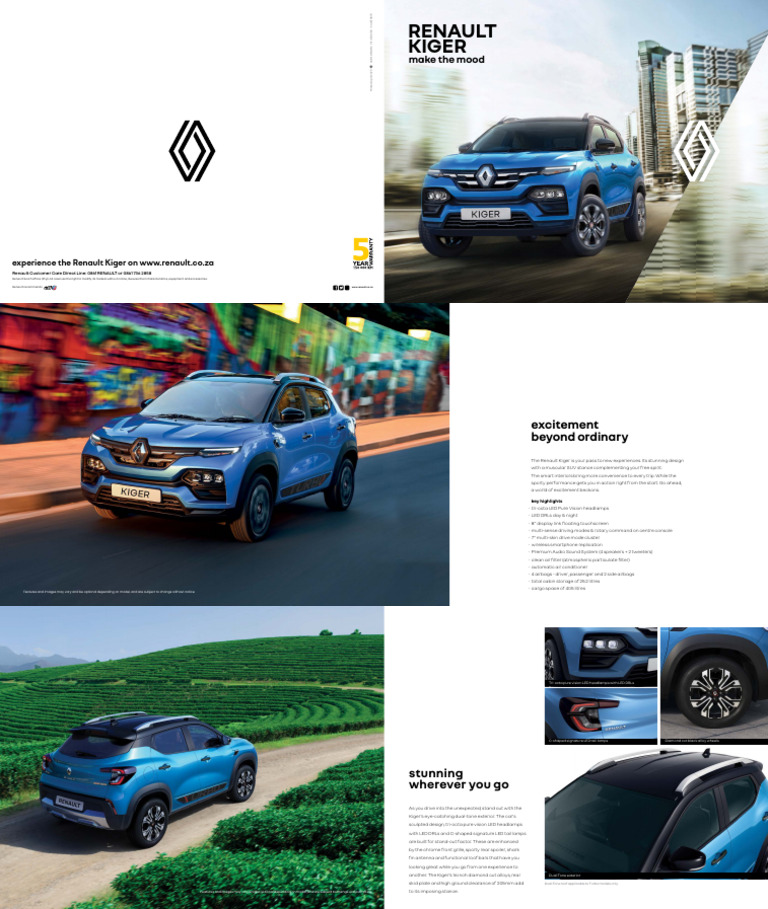 Renault Kiger Brochure MY22 | PDF | Smartphone | Fuel Economy In ...