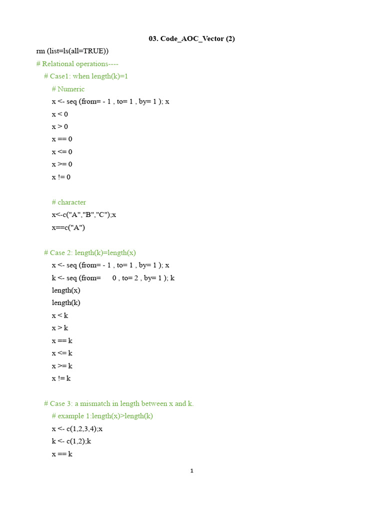 Code - Vector | PDF