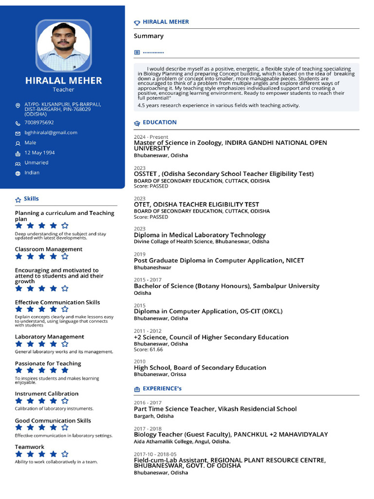 CV Check High Resolution | PDF
