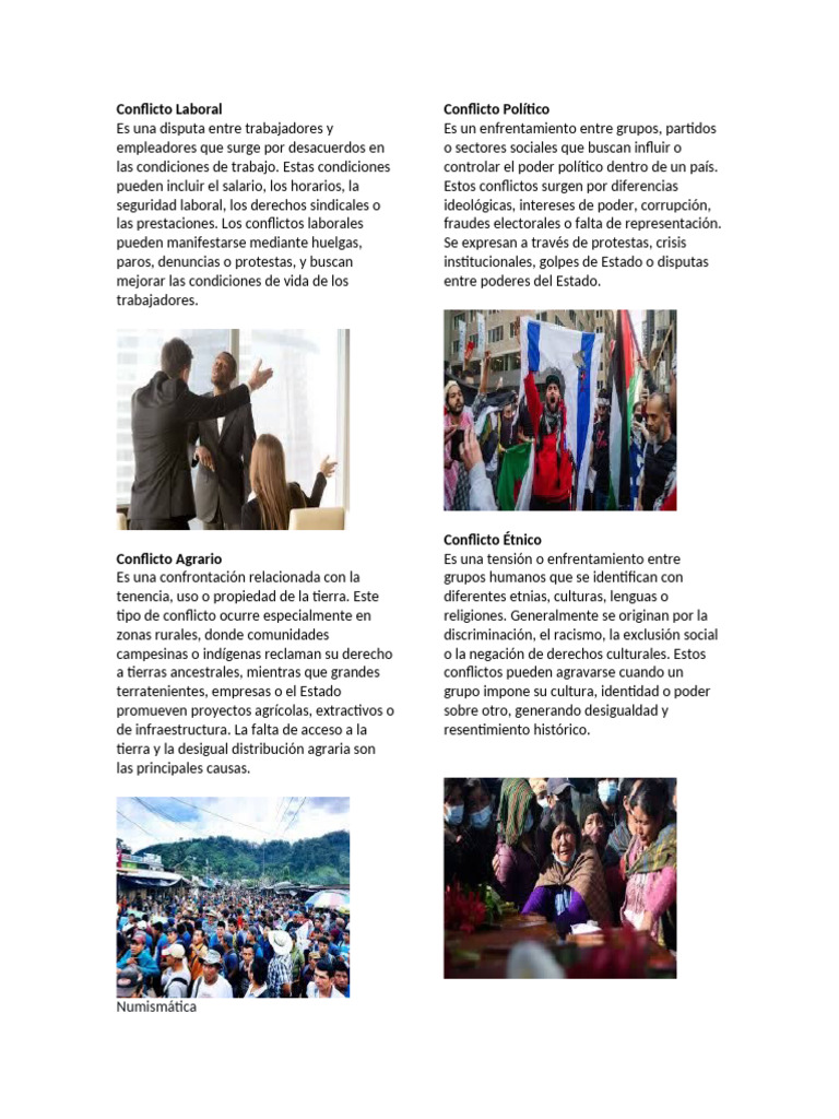 Tipos de Conflictos y Patrimonio Cultural | PDF