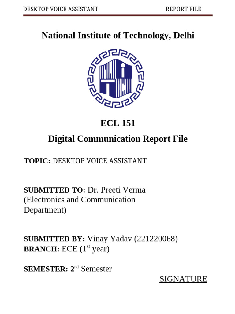 Mini Project (Desktop Virtual Assistant) | PDF | Operating System | Python (Programming Language)