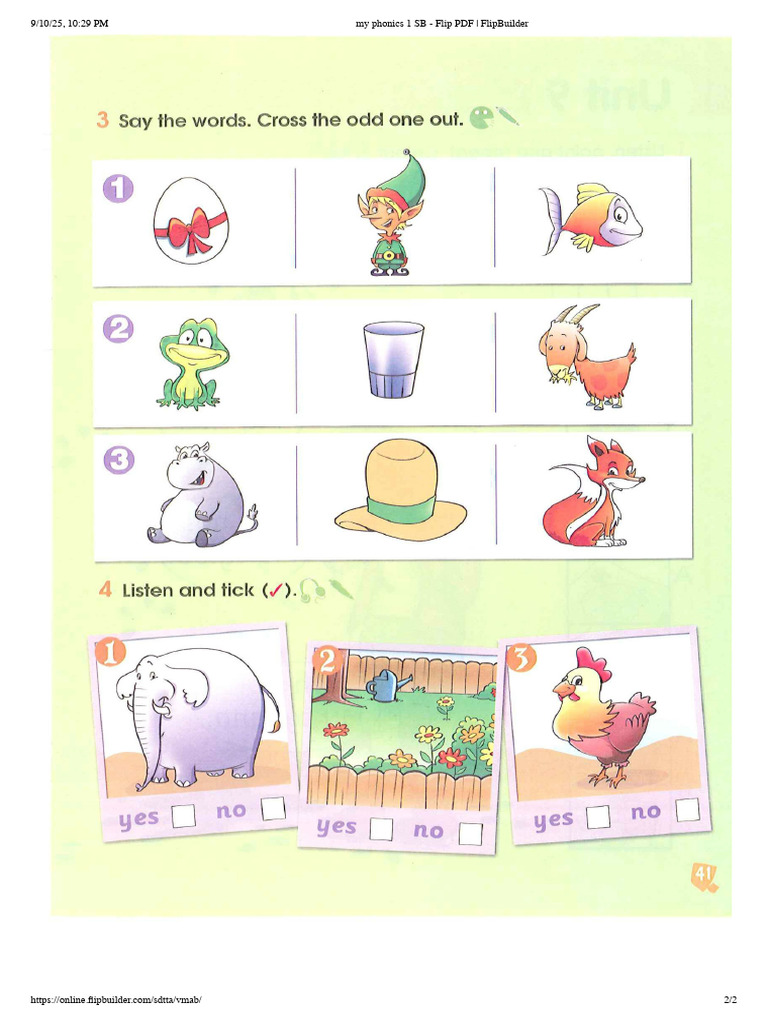 My Phonics 1 Flip PDF Guide | PDF