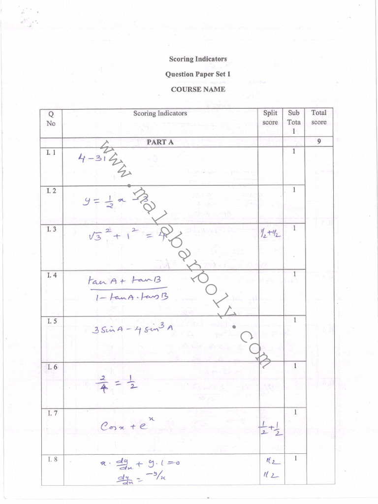 2021 Maths Ans | PDF