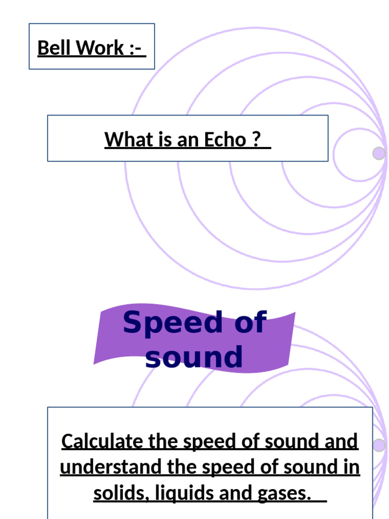 Understanding the Speed of Sound | PDF | Sound | Physics