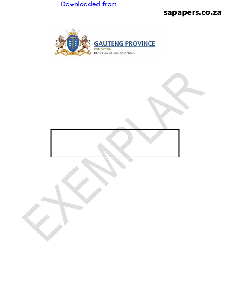 Gr11 Mathematics P1 (Euestion Paper | PDF | Cartesian Coordinate System ...