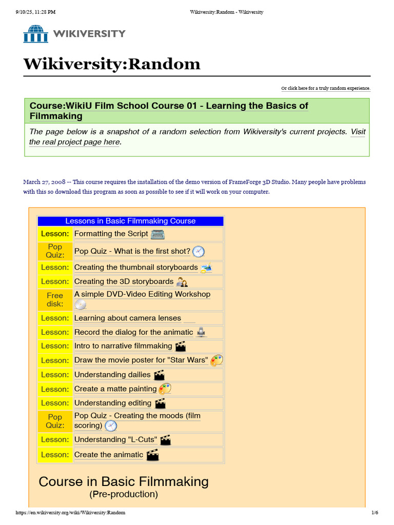 Wikiversity - Random - Wikiversity | PDF