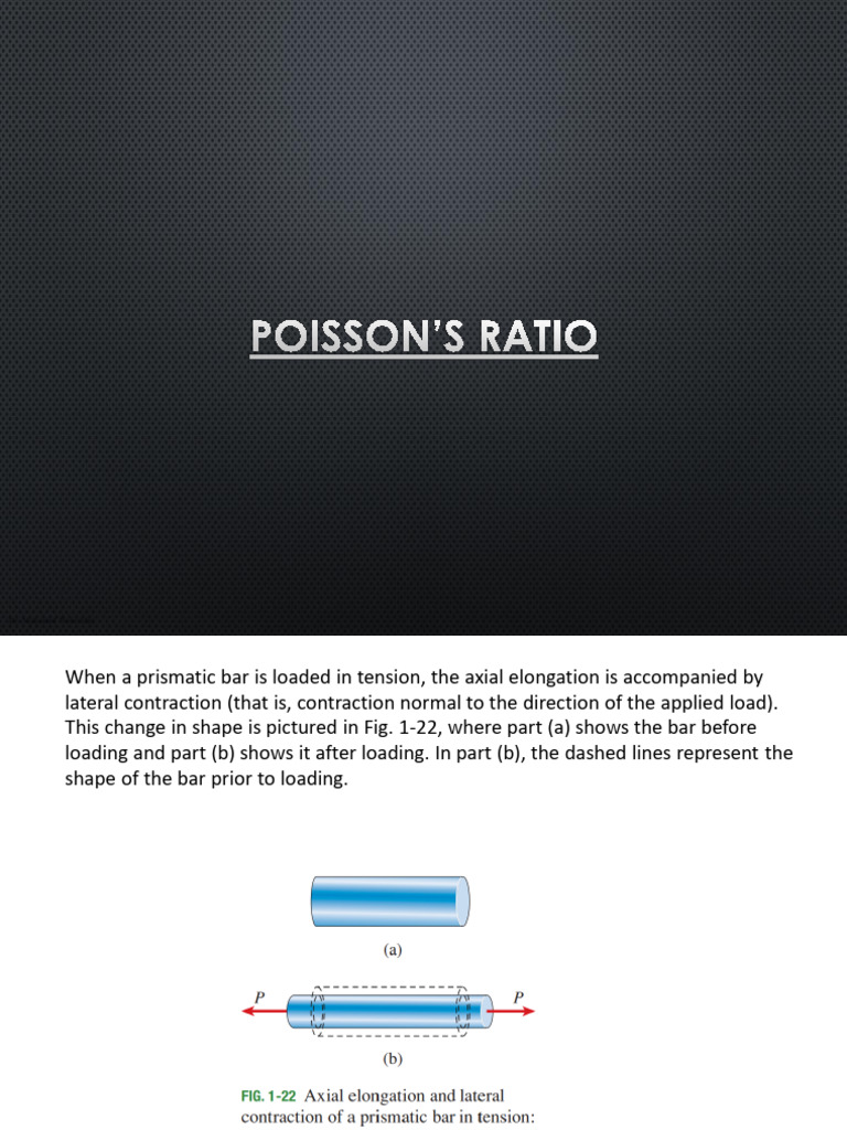 Understanding Poisson's Ratio in Materials | PDF