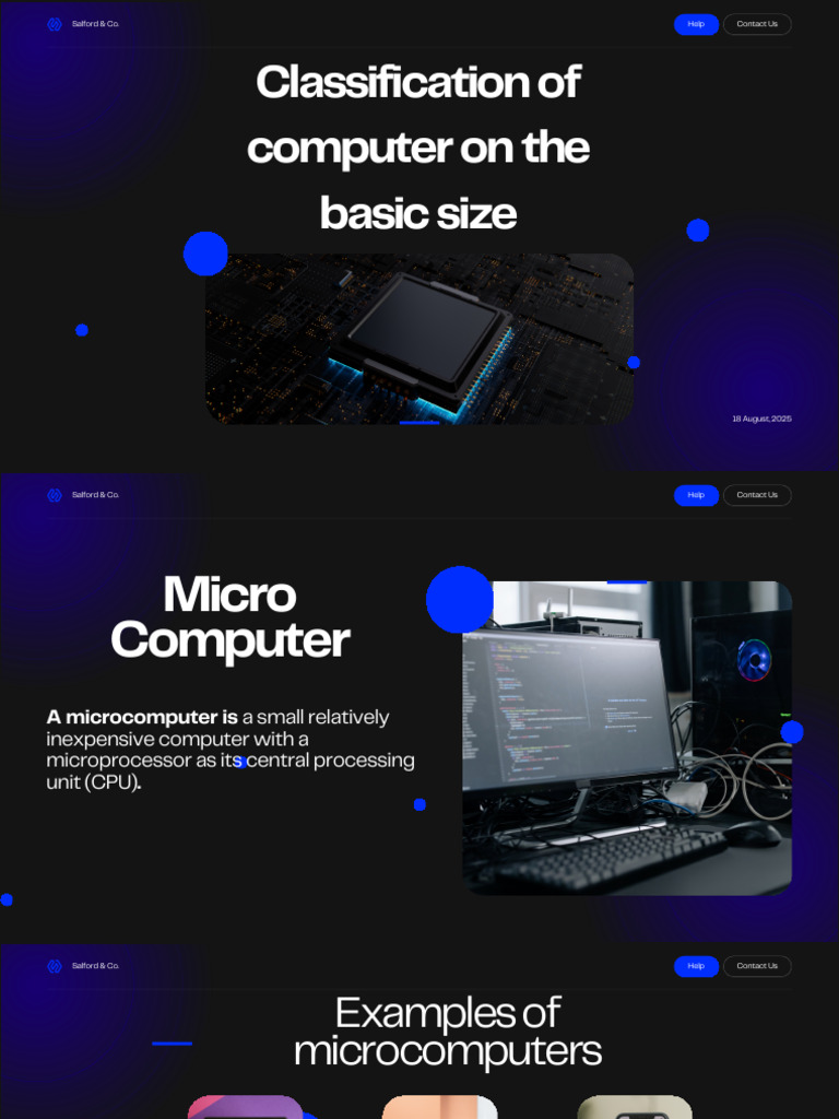 Blue and Black Modern Quantum Computing Presentation | PDF | Microcomputers | Mainframe Computer