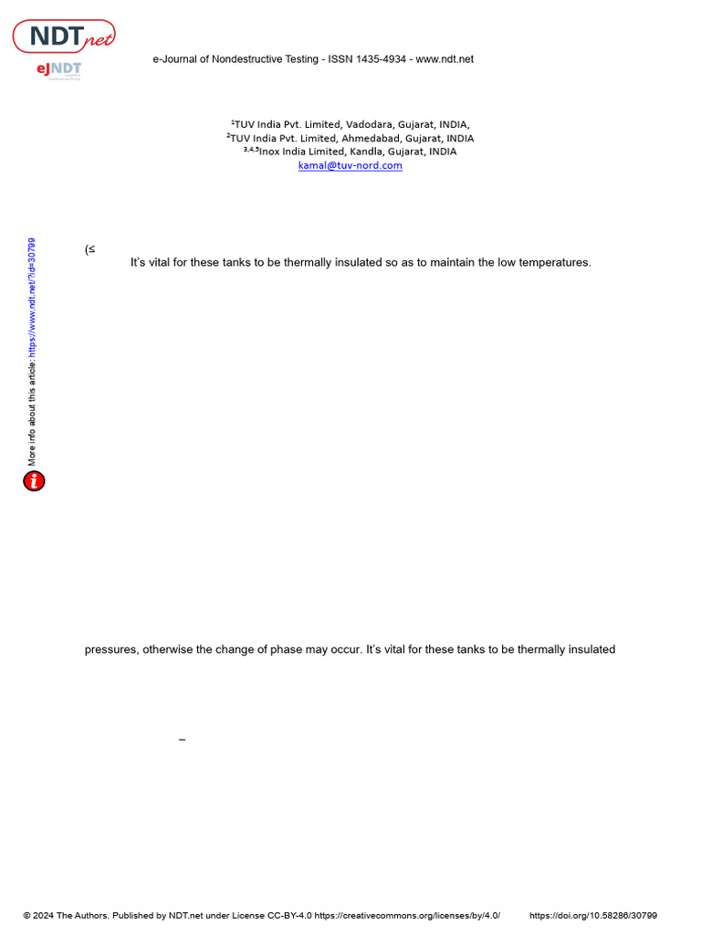 Helium Leak Testing Requirements in Fabrication of Cryogenic Storage ...