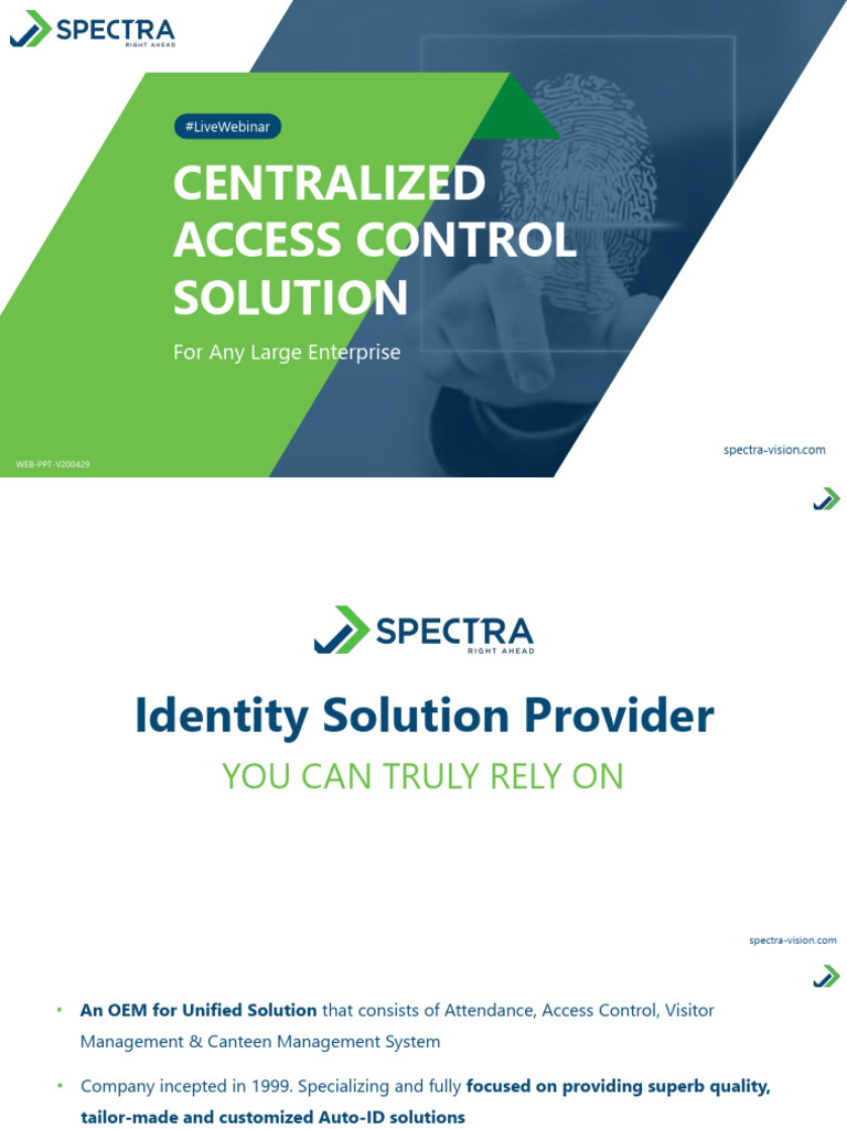 Centralized Access Control Solutions | PDF | Access Control | Identity ...