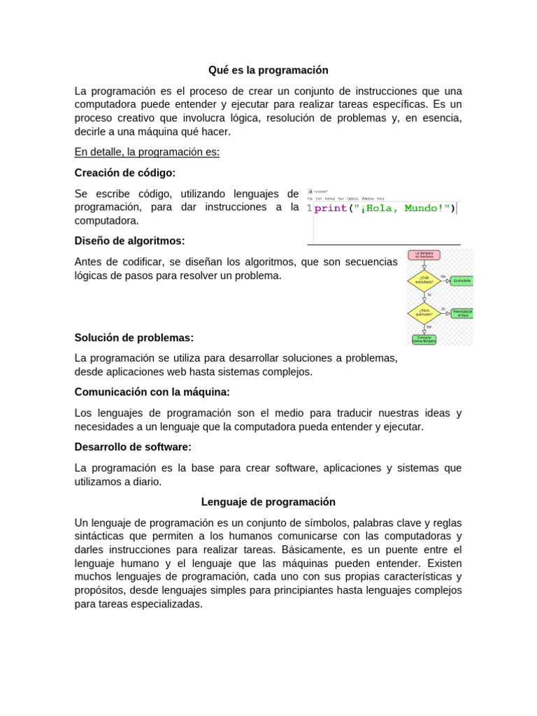 Introducción a la Programación y Python | PDF | Programación de ...
