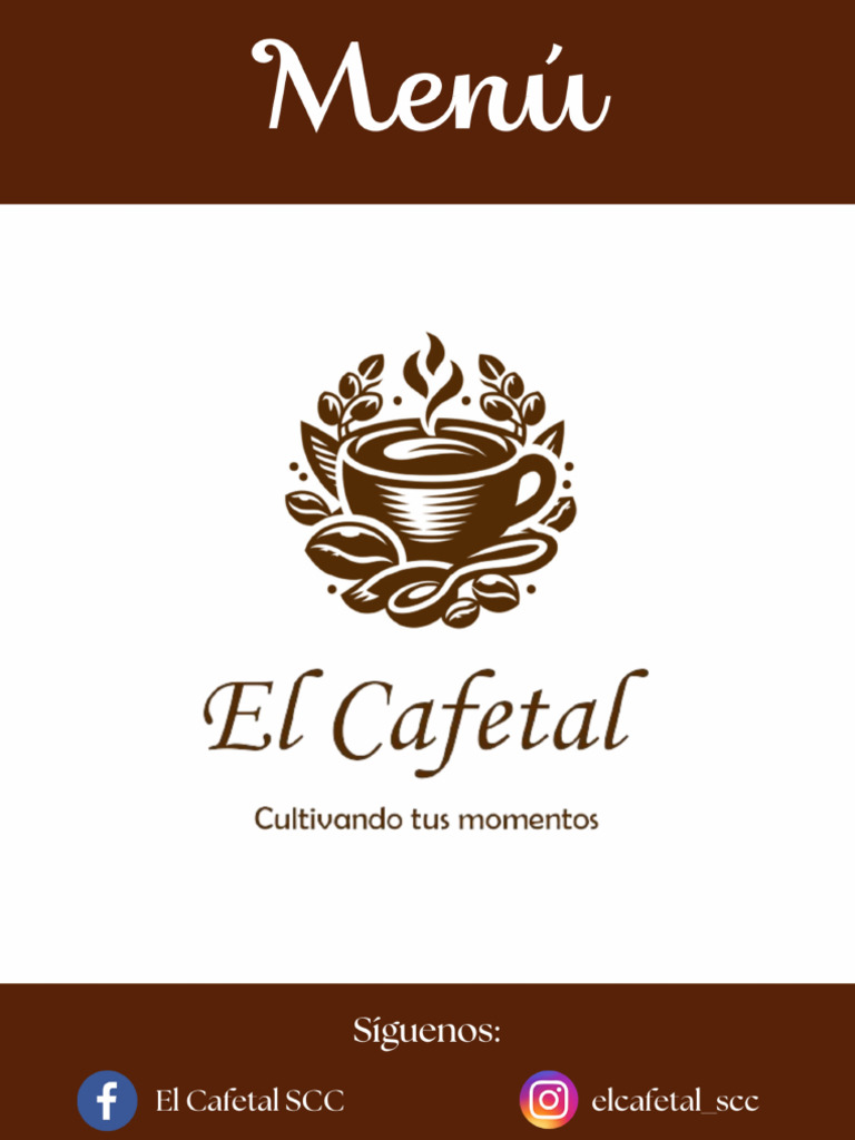 Menú El Cafetal | PDF