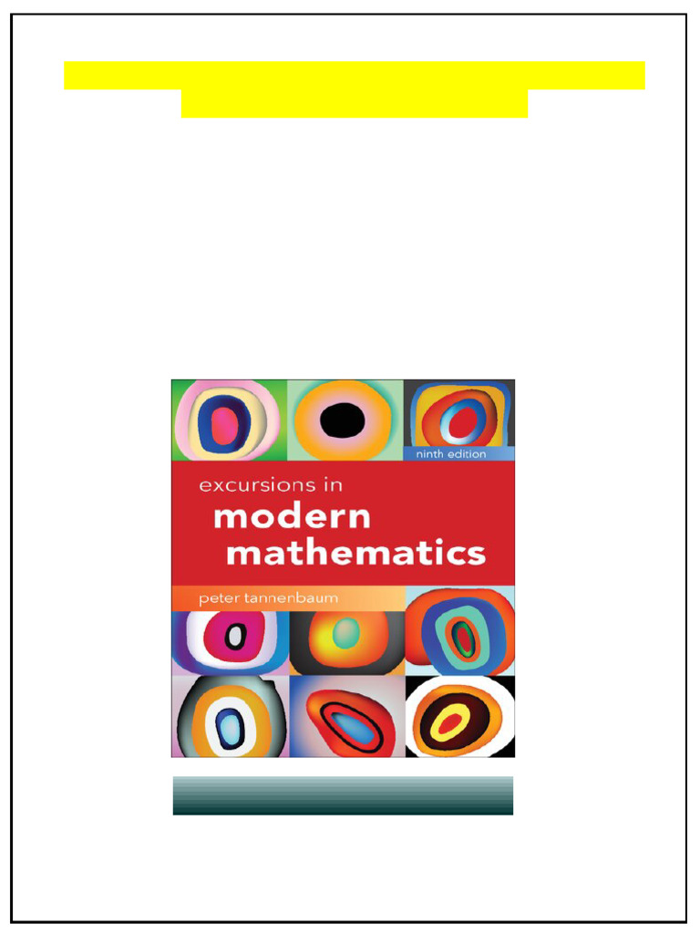 Excursions in Modern Mathematics 9th Edition Peter Tannenbaum available ...
