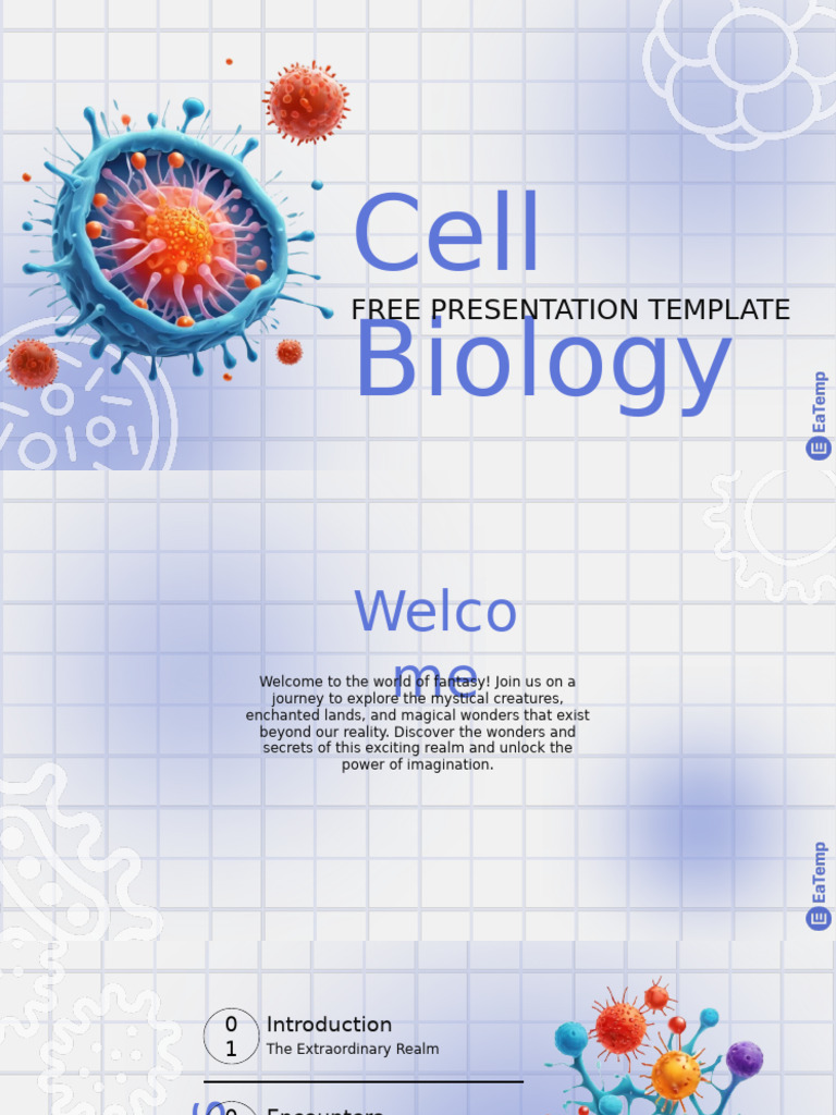 Cell Biology PowerPoint Template by EaTemp | PDF | Magician (Fantasy ...