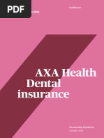 Unum Dental Policy Schedule | PDF | Dental Anatomy | Dental Implant