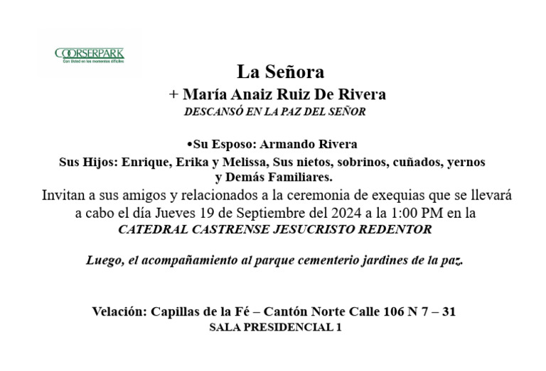 Exequias | PDF