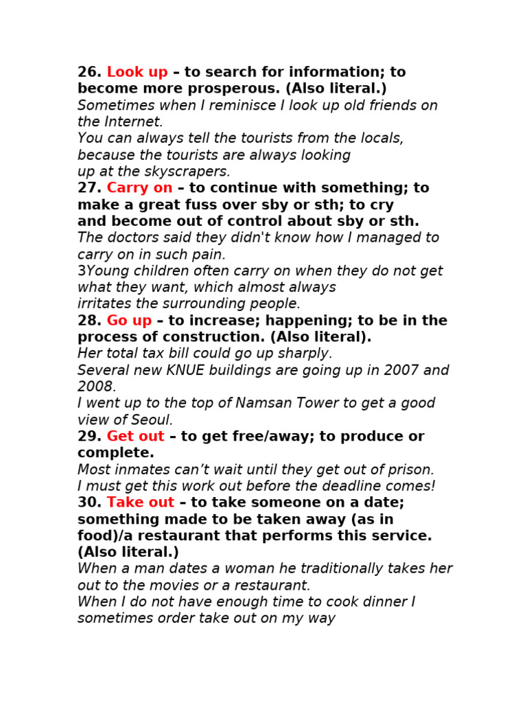 Phrasal Verb 2 | PDF