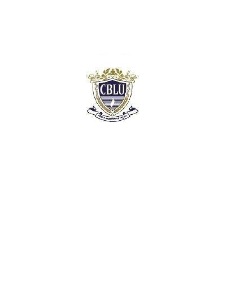 M.A. English Syllabus 2025-26 CBLU | PDF | Writing | Liberal Arts Education