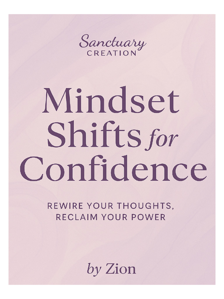 Build Unshakable Confidence Workbook | PDF | Mindset | Thought