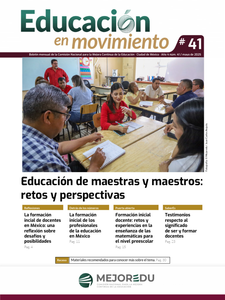 Educación en Movimiento Núm. 41. | PDF | Enseñando | Educación de la primera infancia