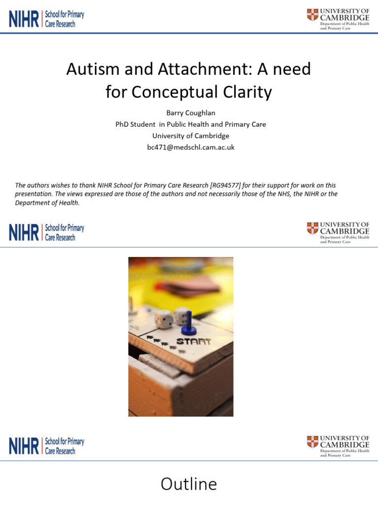 Barry-Coughlan CAMHS Presentation Full | PDF | Attachment Theory | Autism