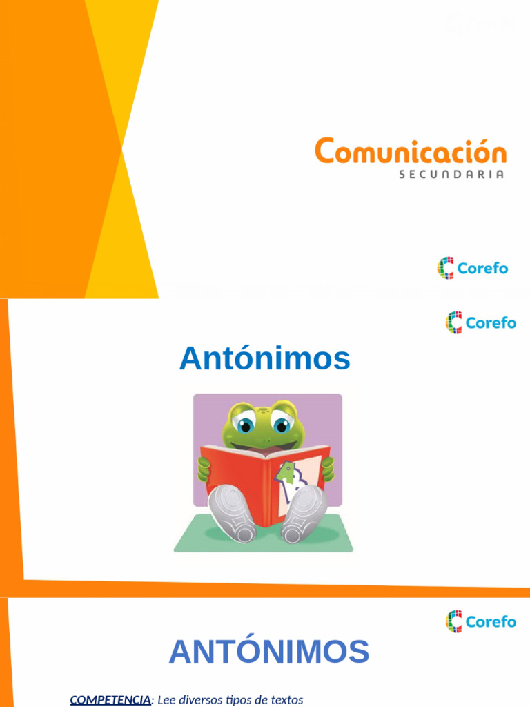Tipos de Antónimos y Ejemplos | PDF