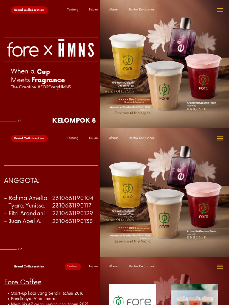 Kolaborasi Unik Fore Coffee & HMNS | PDF