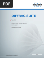 Diffrac - Eva Tutorial | PDF | Computer File | Button (Computing)