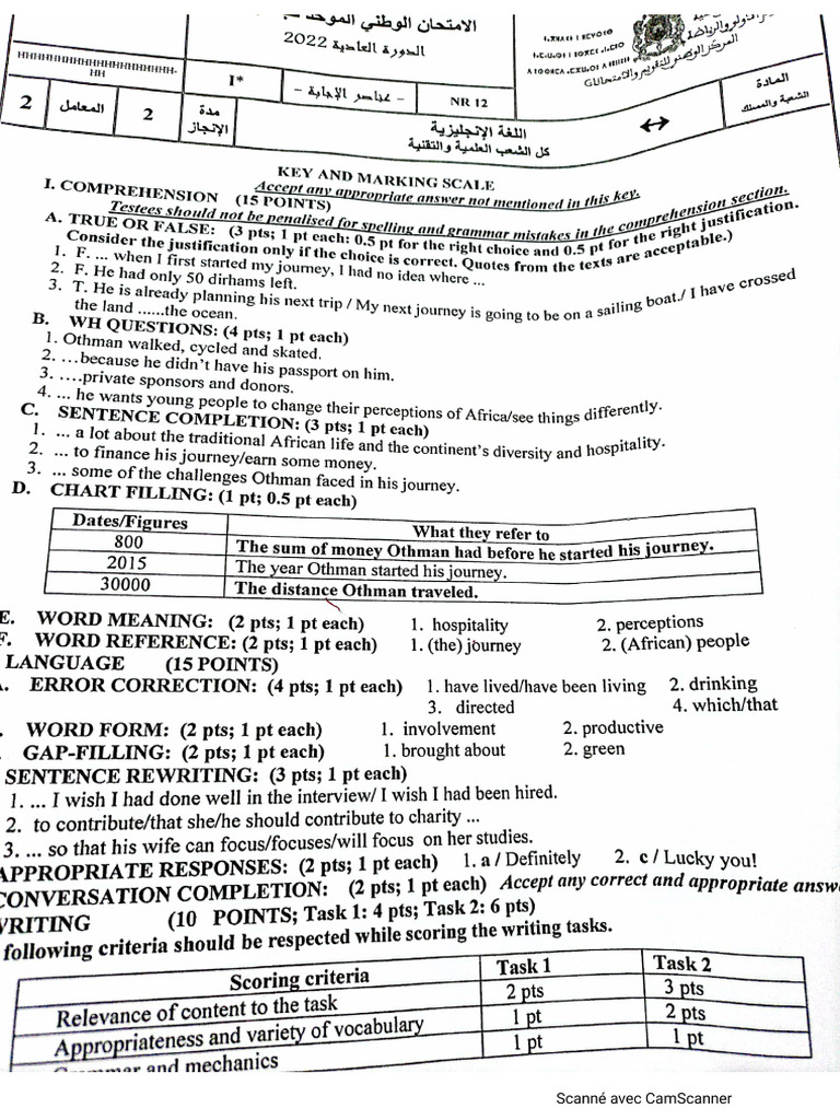 2022 June Sciences (Answer Key) | PDF