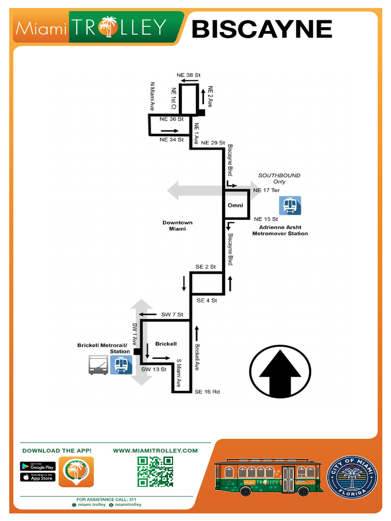 Trolley Maps 2024 Biscayne 508 | PDF