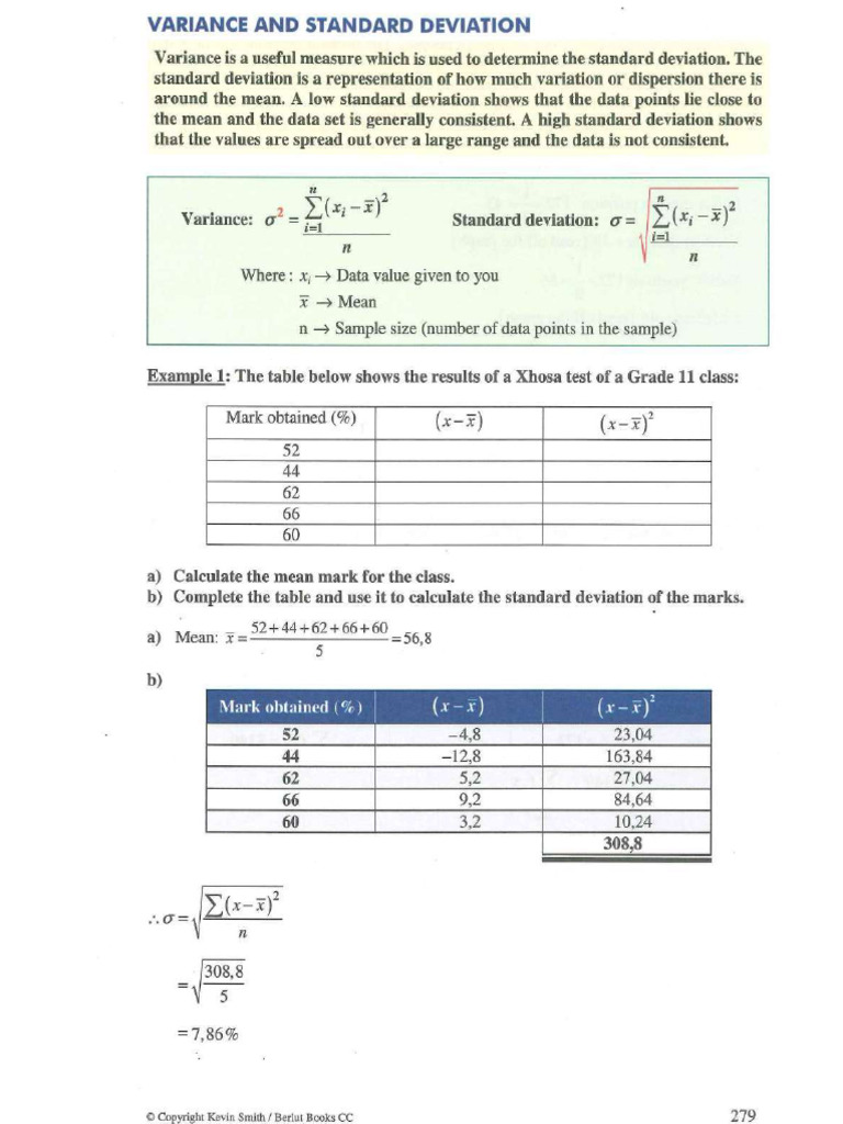 SD Variance 1 | PDF